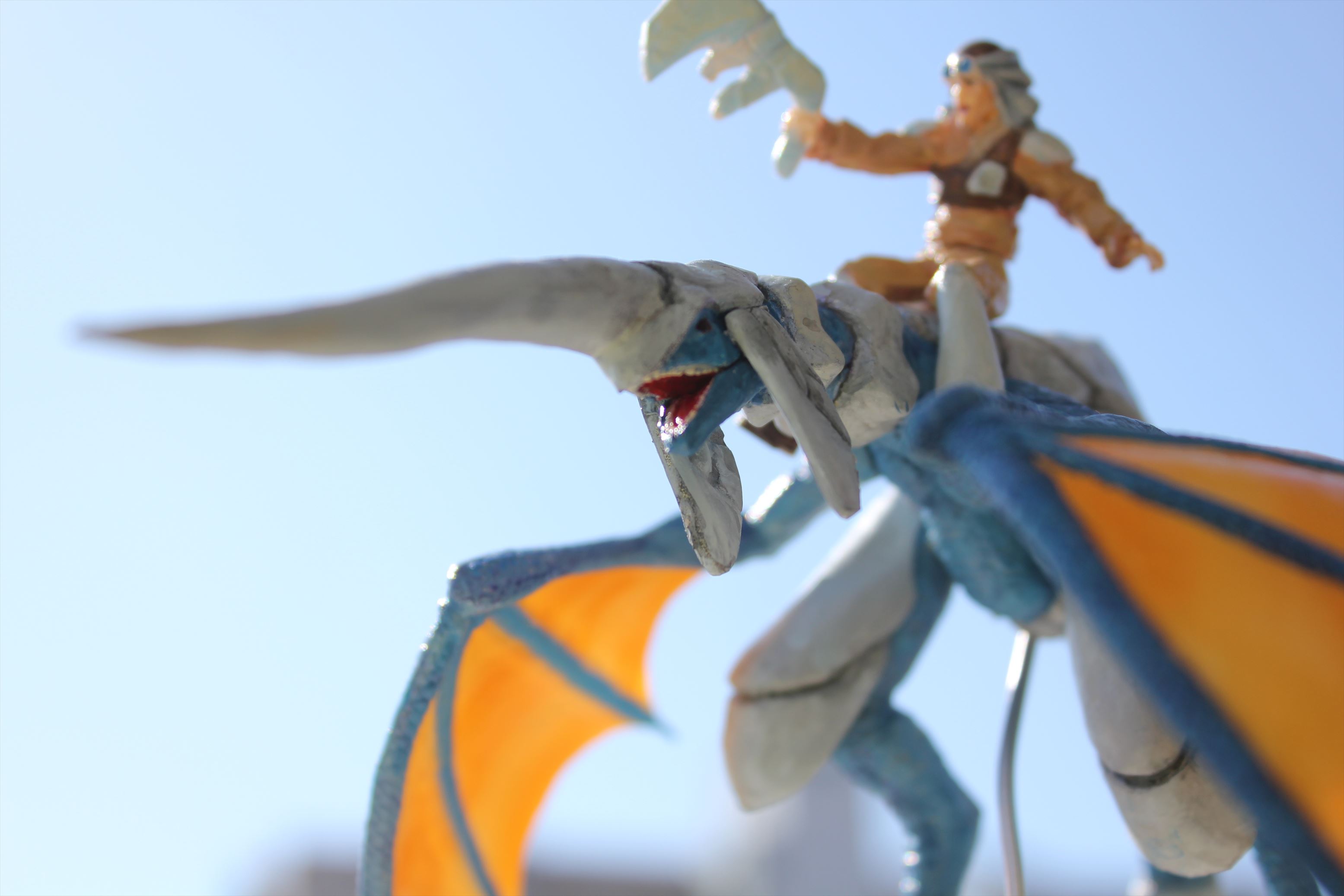 Panzer Dragoon Legacy - Blue Dragon and Rider Sculpture (1 of 7)