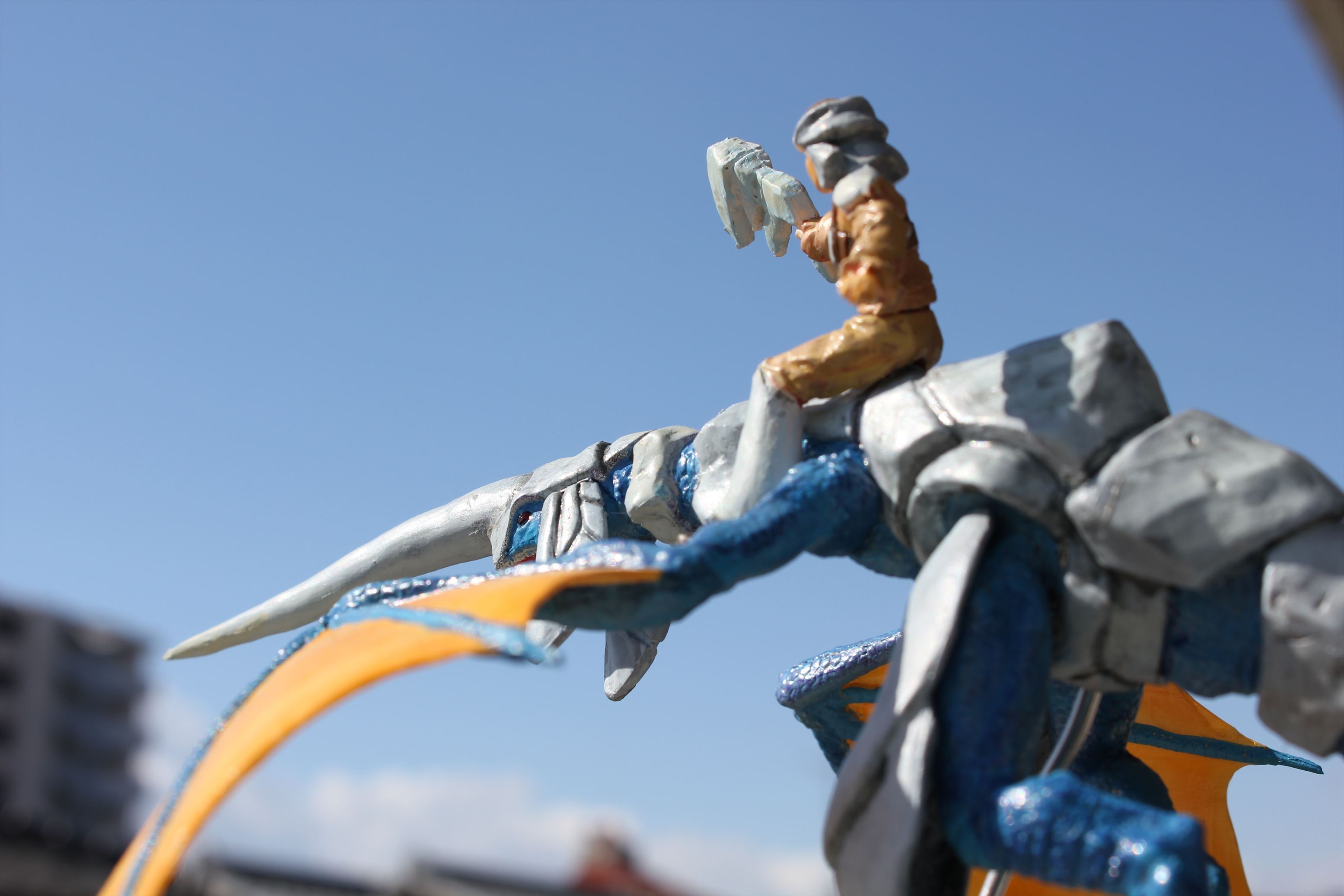 Panzer Dragoon Legacy - Blue Dragon and Rider Sculpture (6 of 7)