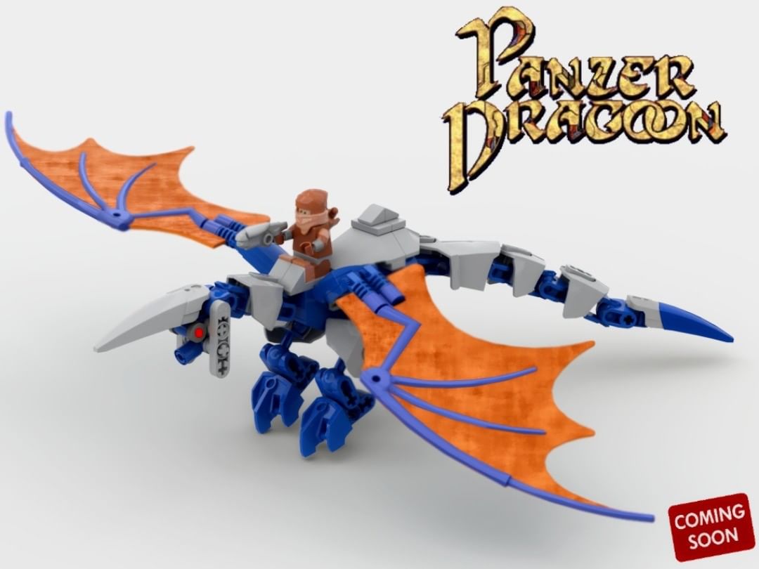 Panzer Dragoon Legacy - LEGO Blue Dragon and Kyle Fluge