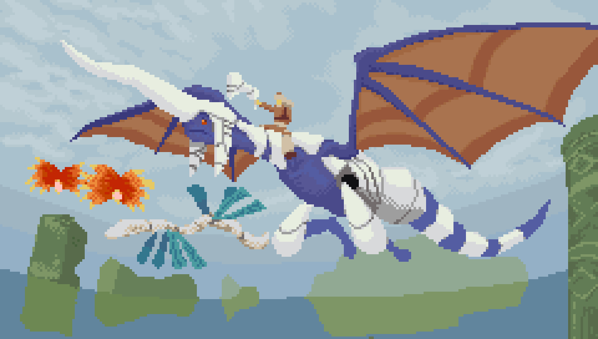 Panzer Dragoon Legacy - Panzer Dragoon Pixel Art