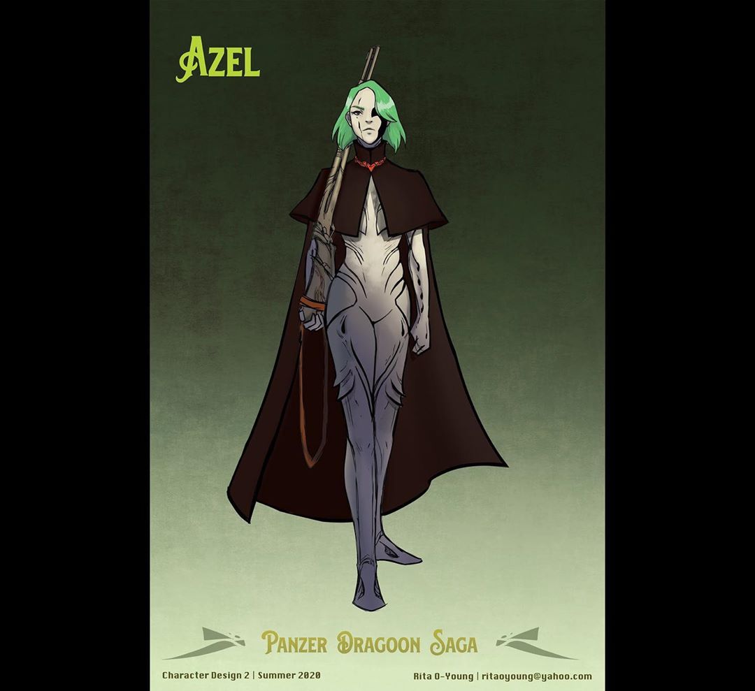 Panzer Dragoon Legacy - Azel Redesign