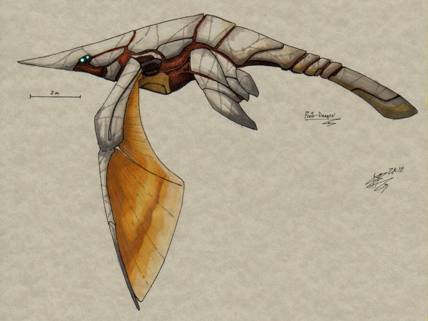 Panzer Dragoon Legacy - Proto-Dragon Diagram