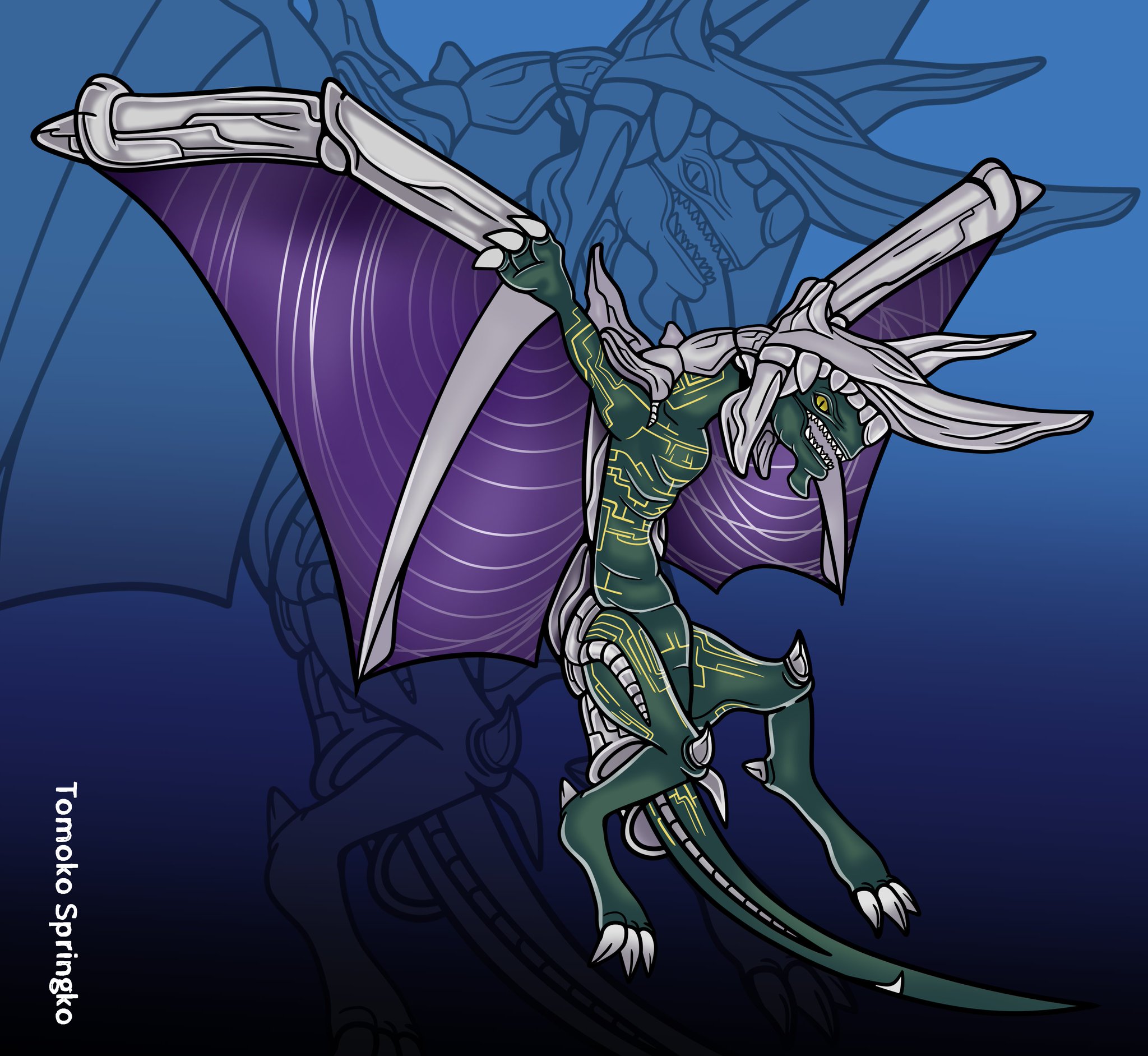 Panzer Dragoon Legacy - Base Wing Fan Art