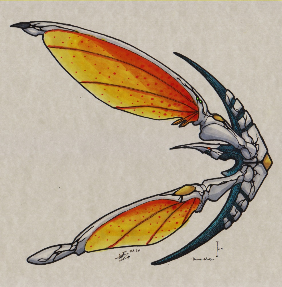 Panzer Dragoon Legacy - Divine Wing Diagram