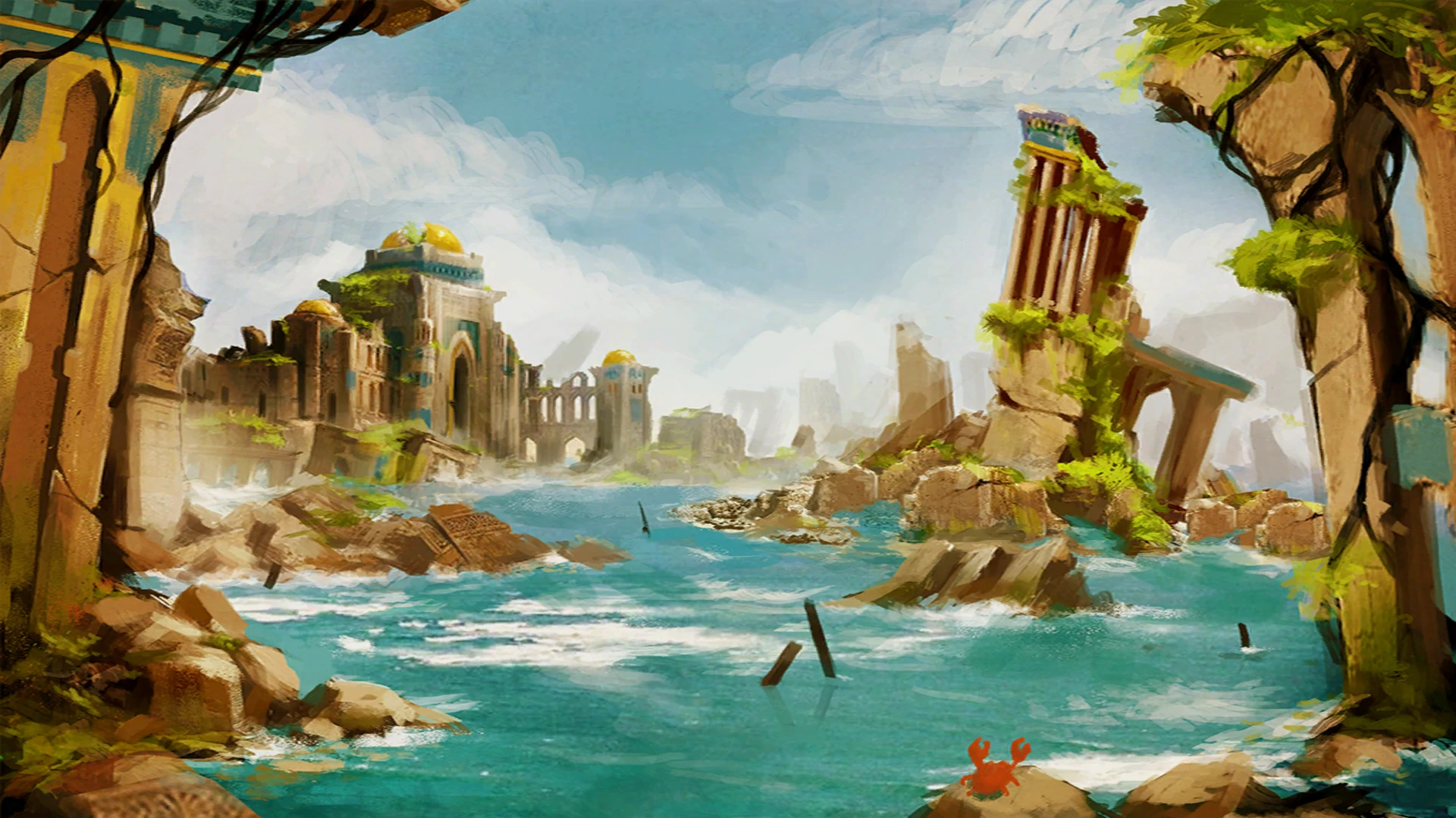 Panzer Dragoon Legacy - Lake Concept Art
