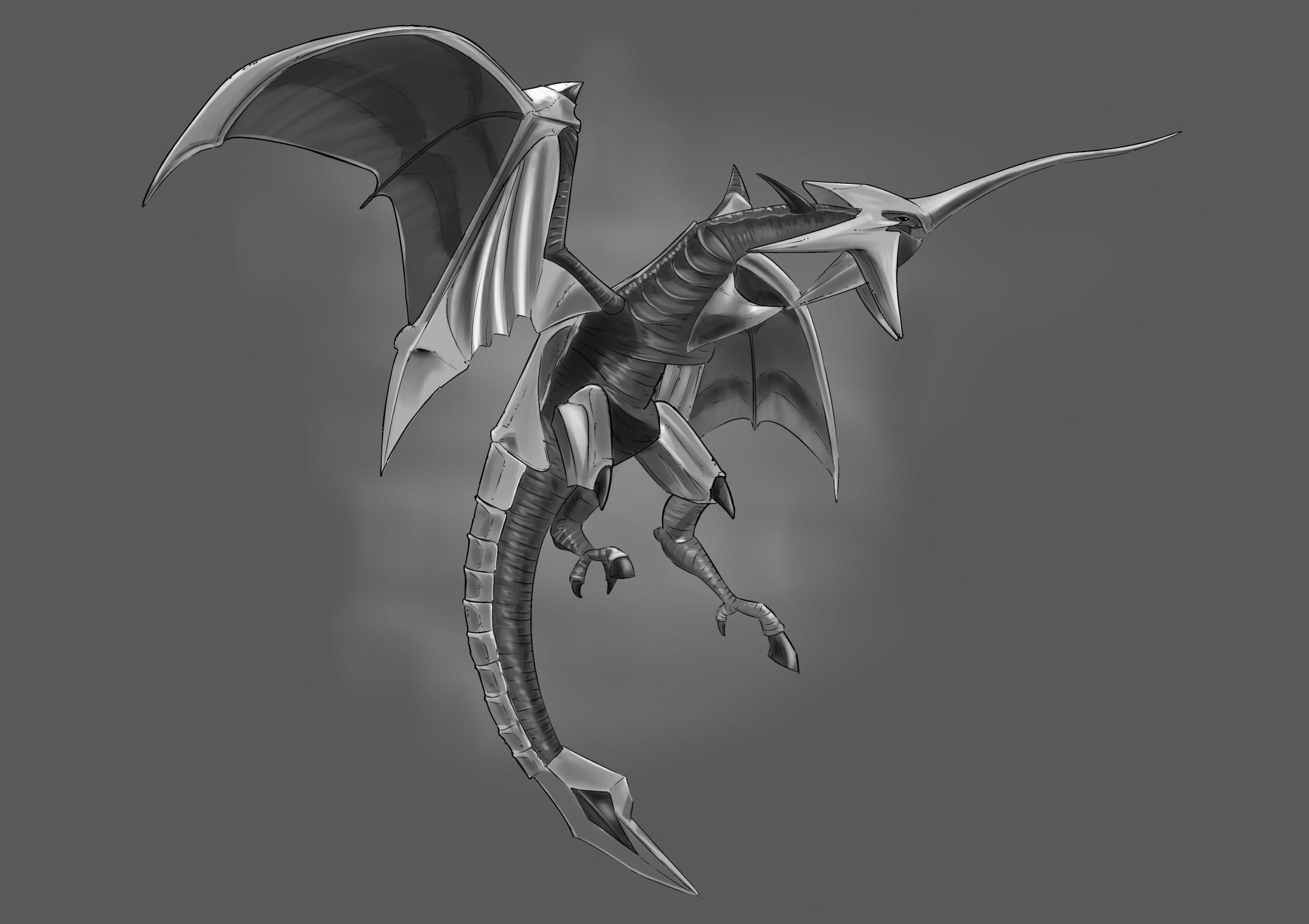 Panzer Dragoon Legacy - Stripe Wing Sketch