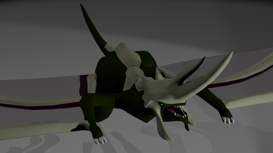 Panzer Dragoon Legacy - Base Wing 3D Model