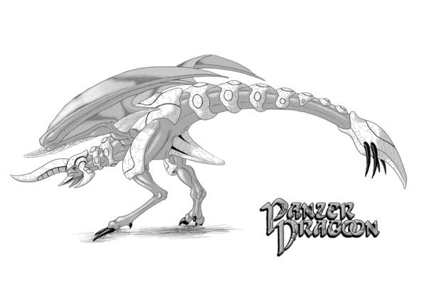 Panzer Dragoon Legacy - Blue Dragon Redesign